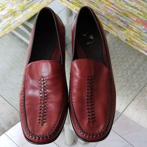 Cole Haan | Shoes | Cole Haan Soft Cherry Red Leather Loafers | Poshmark